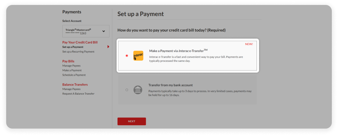 How to make Online Payments using Interac e-Transfer