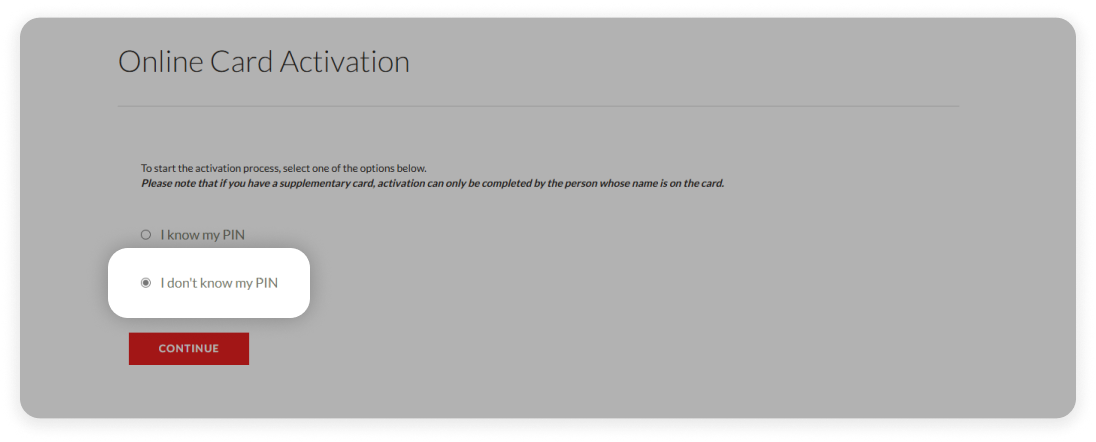 How to Activate your Credit Card (I don’t know my PIN)